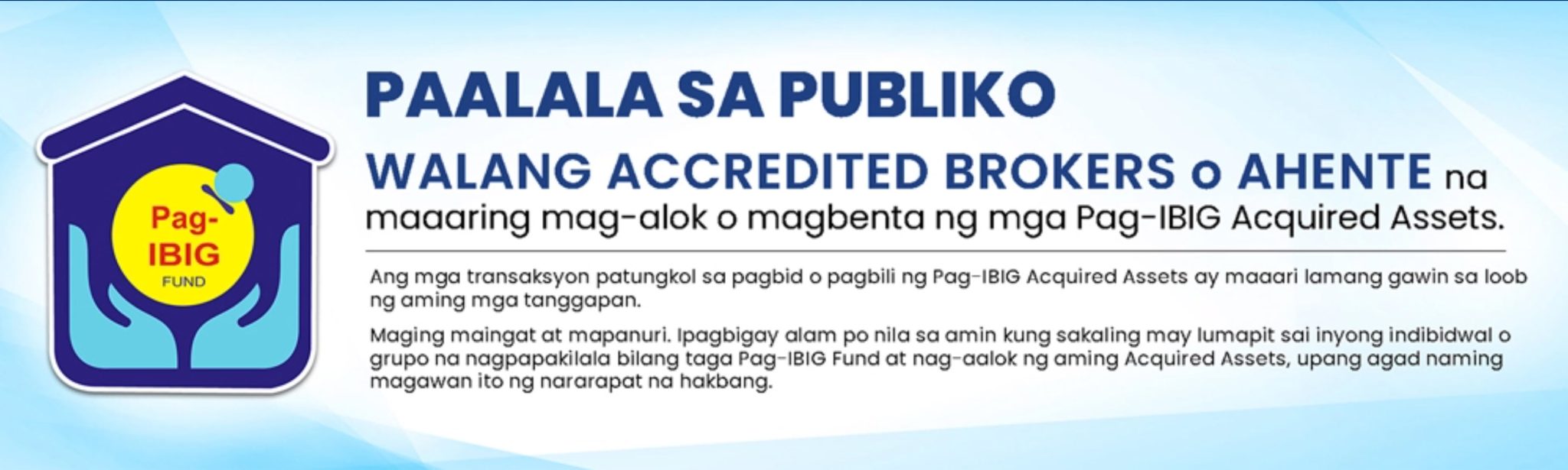 No, You Cannot Sell Pag-IBIG Acquired Assets as a Real Estate Broker ...