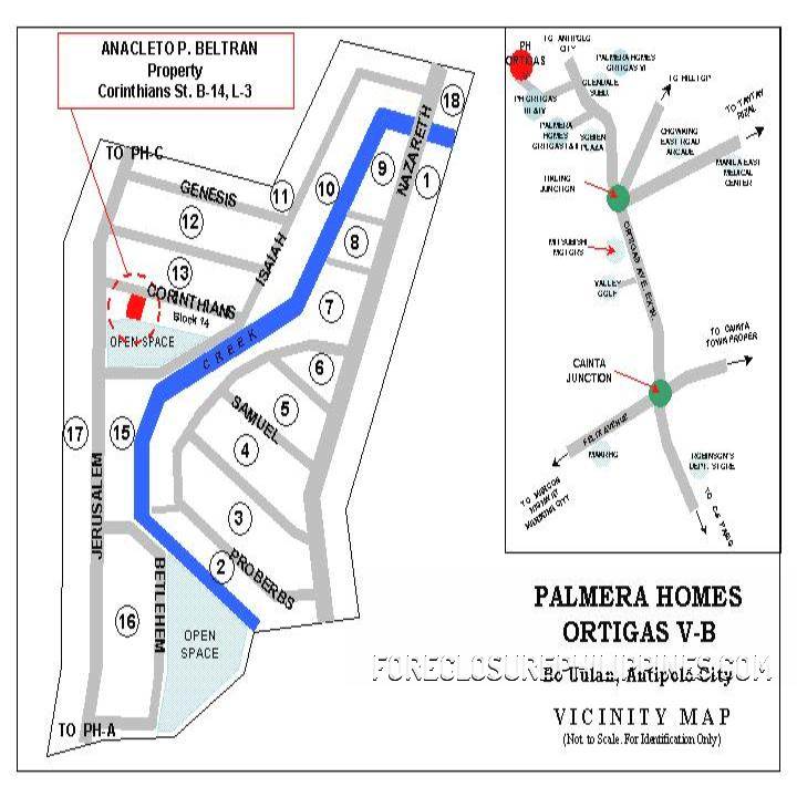 BFS Foreclosed House and Lot at Blk-14, Lot-3, Corinthians St., Phase-B ...